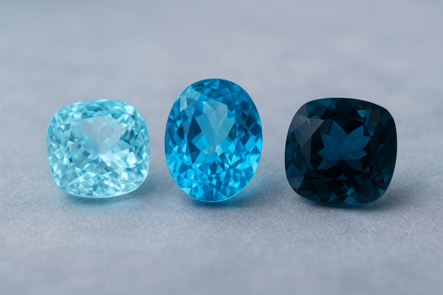 Difference Between Sky, Swiss & London Blue Topaz | 2025 Meaning, Valu ...